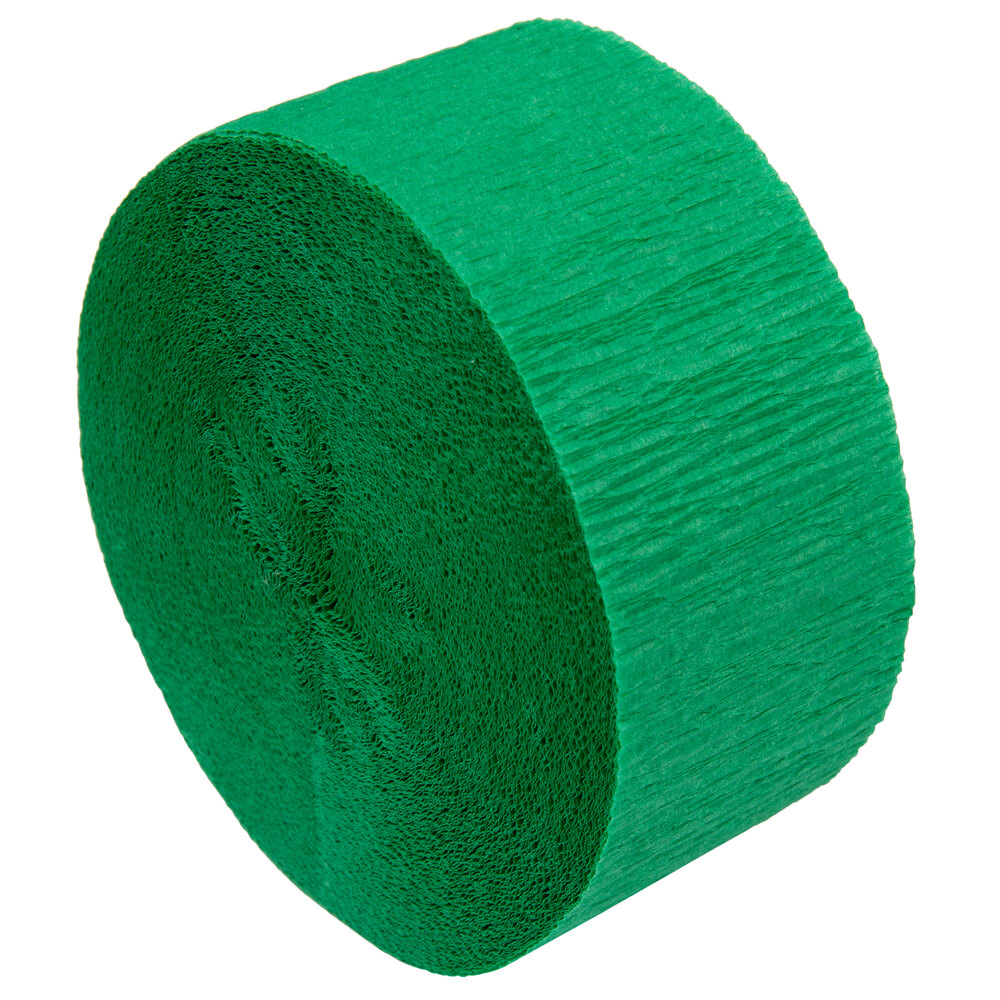 Creative Converting 078330 81' Emerald Green Streamer Paper